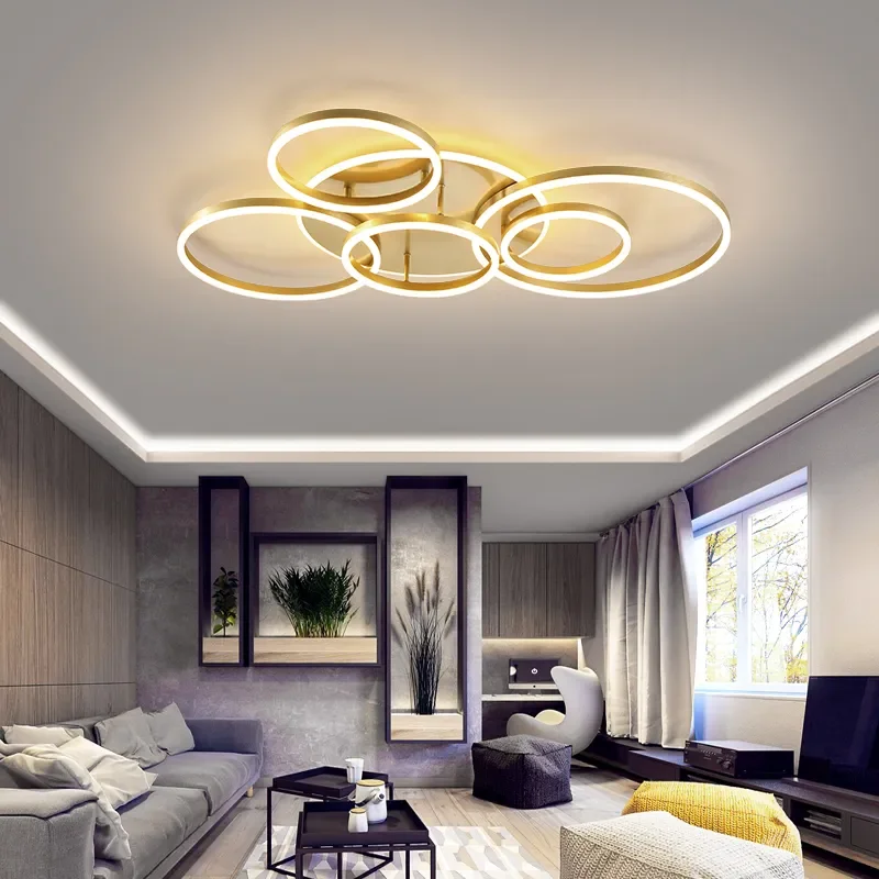 Modern Circles Ceiling Light – Brentwood Interiors
