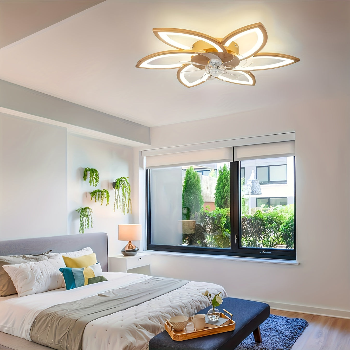 Modern LED Ceiling Light Fan – Brentwood Interiors