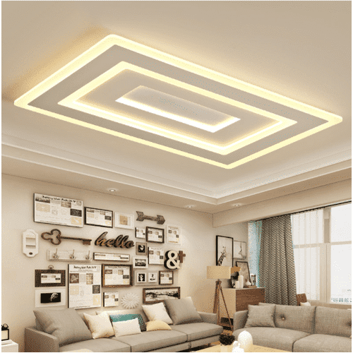 Modern Square Ceiling Light Fixture – Brentwood Interiors