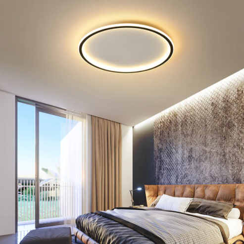 Modern Round Ceiling Light Fixture – Brentwood Interiors