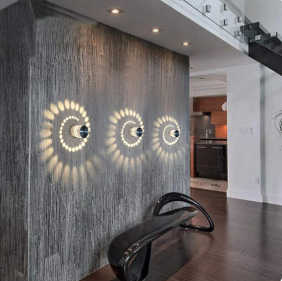 Spiral Effect Wall Lamps – Brentwood Interiors